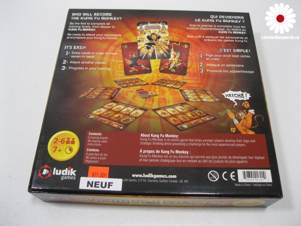 Jeu Kung Fu Monkey - La Petite Marguerite