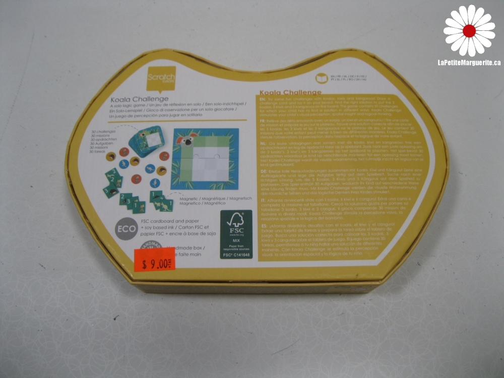 Jeu Koala Challenge - La Petite Marguerite